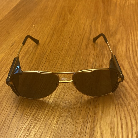 Crews | Accessories | Crews Engineering Safety Aviator Gold Rim Sun ...